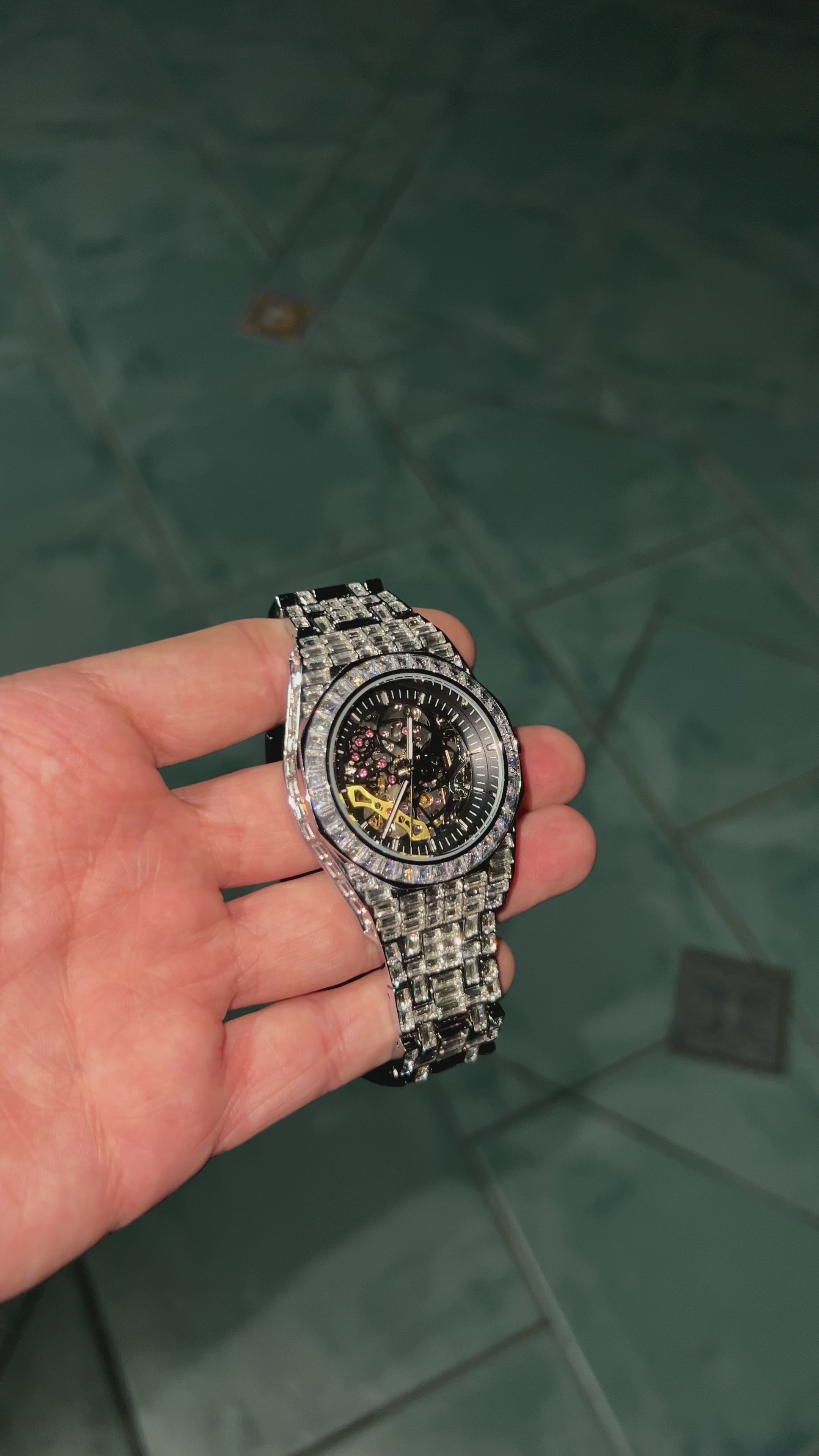 Reloj AP Baguette Skeleton – CullinanGold